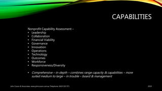 'Building Blocks' assessing capacity & capabilities in nonprofit orgs | PPT