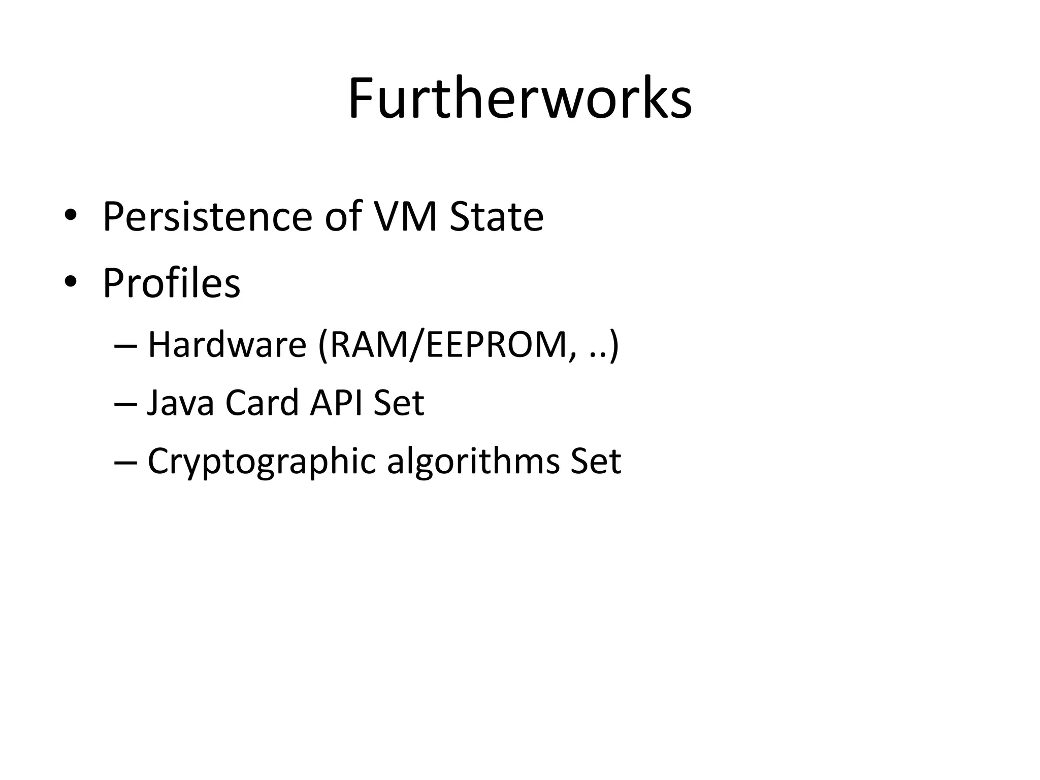 jCardSim - development platform for Java Card Applications | PPT