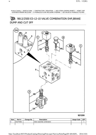 JCB 190T Robot Parts Catalogue Manual Instant Download (Serial Number ...