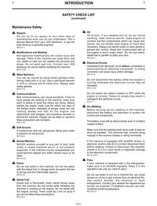 Jcb 1 cx operator manual | PDF