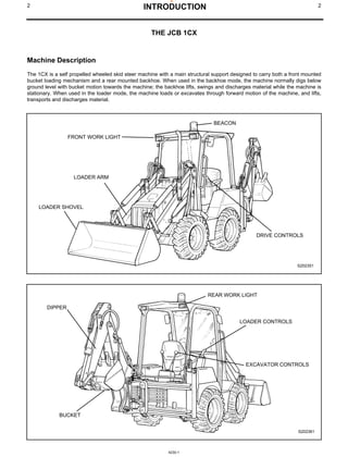 Jcb 1 cx operator manual | PDF