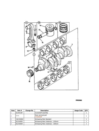 JCB 410B ZX Loading Shovel Parts Catalogue Manual (Serial Number ...