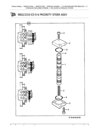 JCB 411 Wheeled Loader Parts Catalogue Manual (Serial Number 00527000 ...