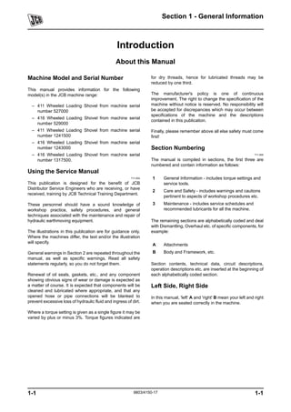 Jcb 411 wheeled loading shovel service repair manual serial number ...