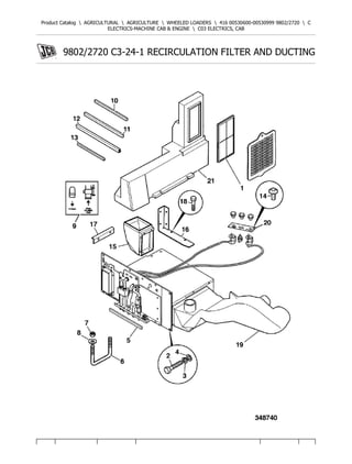 JCB 416 Wheeled Loader Parts Catalogue Manual (Serial Number 00530600 ...