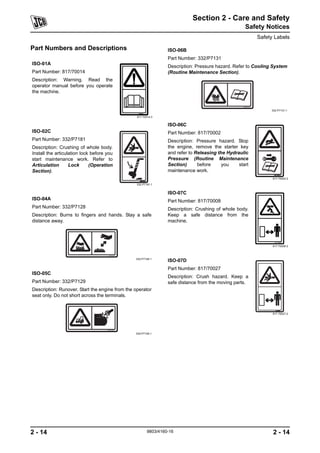 Jcb 437 wheeled loading shovel service repair manual sn 533001 | PDF