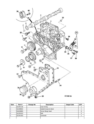 JCB 4CX444 (Sideshift AA AB Engine) BACKOHE LOADER Parts Catalogue ...