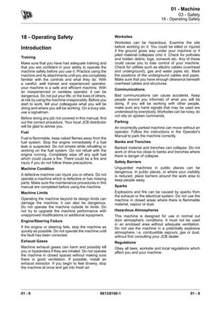 Jcb 4 cx pilingmaster backhoe loader service repair manual sn 2509500 ...