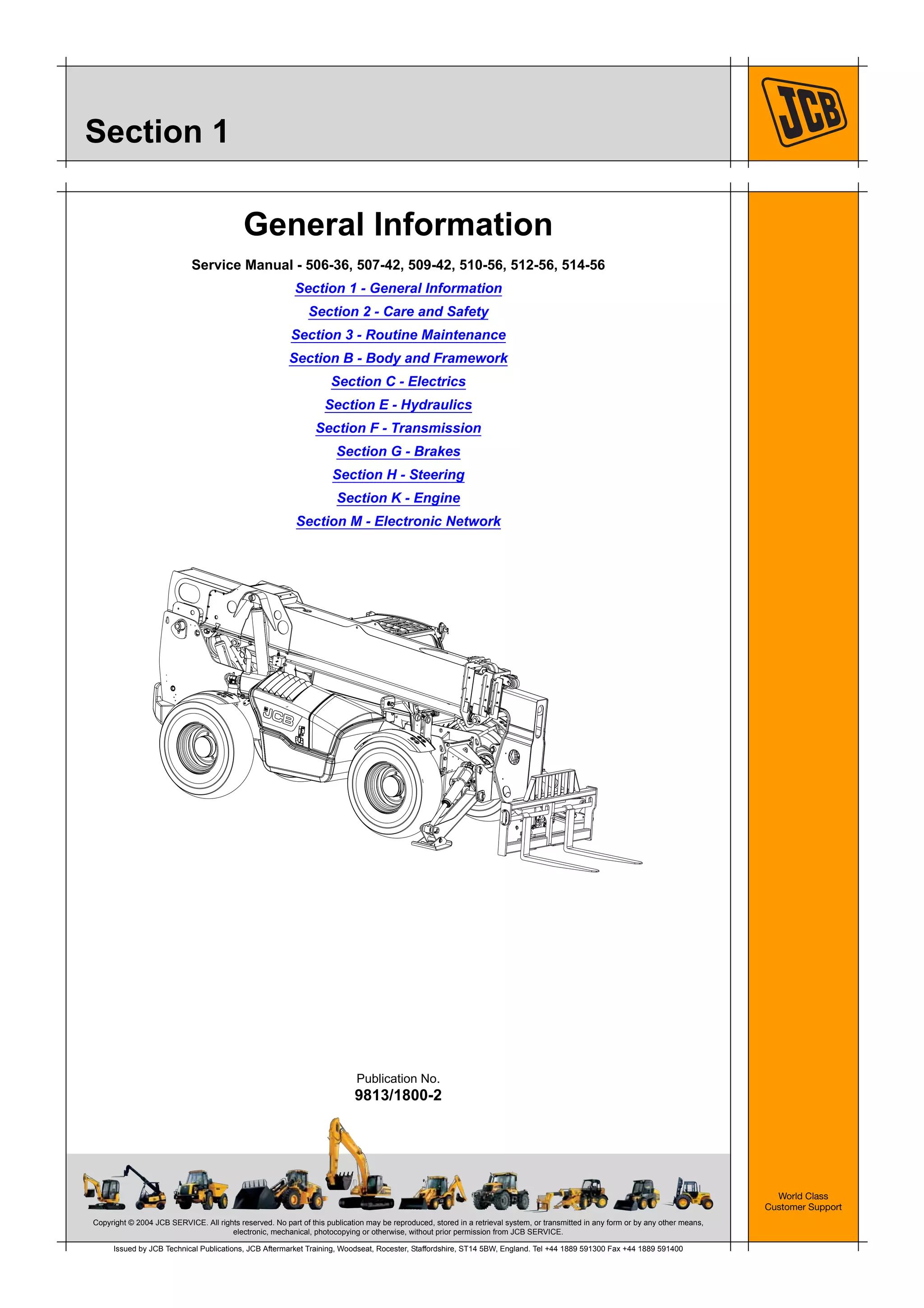 JCB 510-56 Telescopic Handler Service Repair Manual.pdf