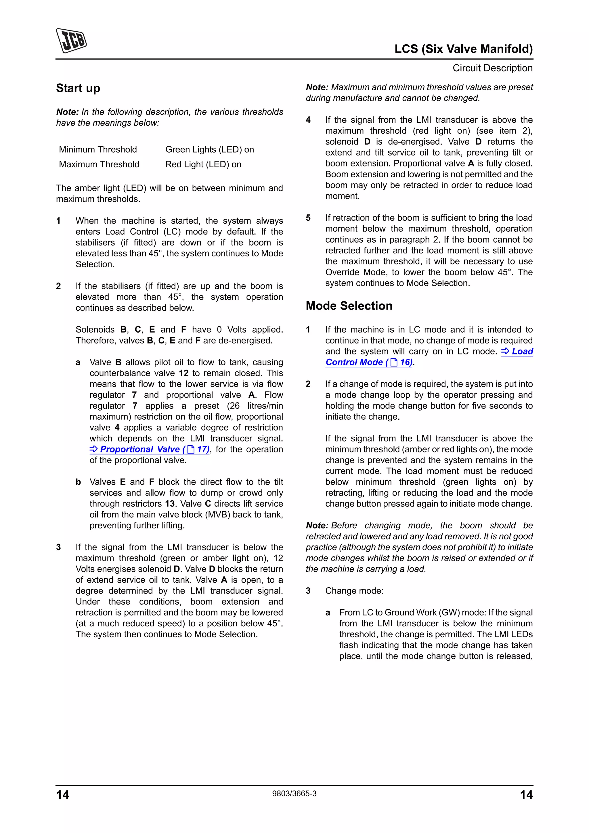 Jcb 520 40 load control (supplement) service repair manual | PDF