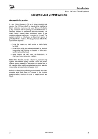 Jcb 520 40 load control (supplement) service repair manual | PDF