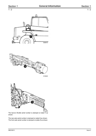 Jcb 520 55 aws telescopic handler service repair manual | PDF