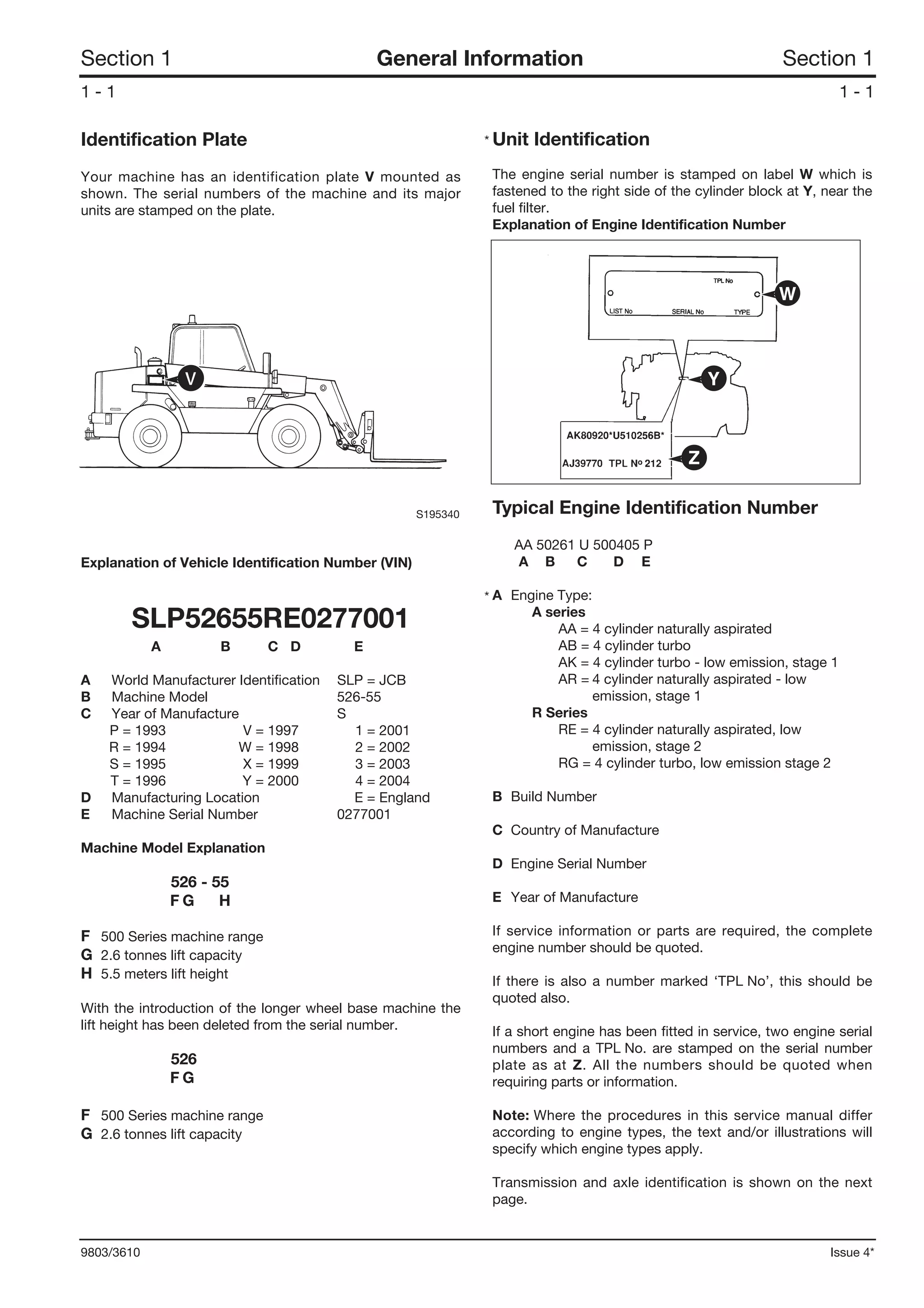 Jcb 526 s aws telescopic handler service repair manual | PDF