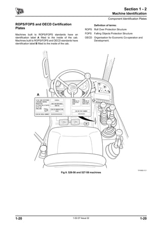 Jcb 527 58 [engine jcb ter 3 (sd,sf), jcb tier 4i (sh)] telescopic ...