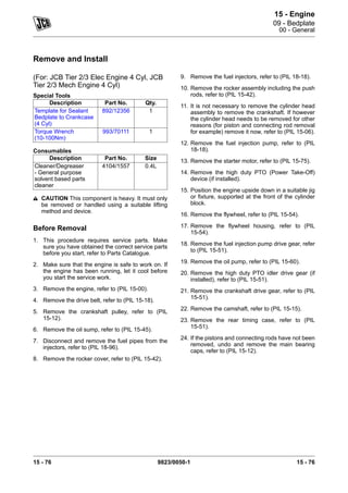 Jcb 531 70 telescopic handler service repair manual sn 2460601 and up | PDF