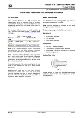 JCB 535-T95 Telescopic Handler Service Repair Manual Serial Number ...