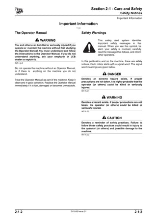 JCB 535-T95 Telescopic Handler Service Repair Manual Serial Number ...