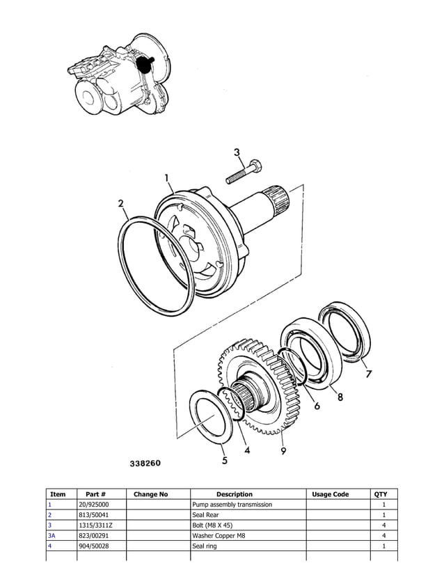 JCB 535 TELEBAT Telescopic Handlers (Loadall) Parts Catalogue Manual ...