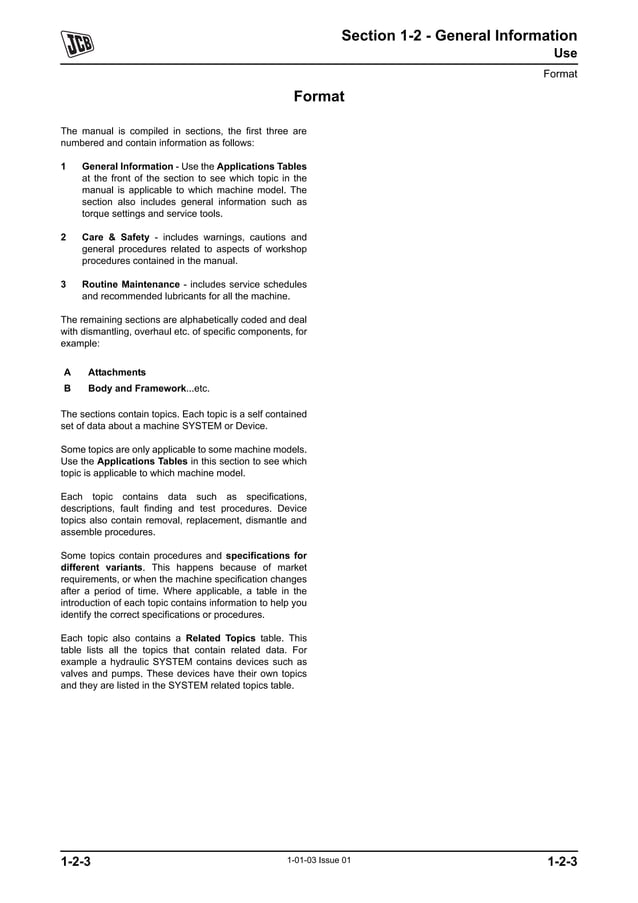Jcb 536 60 telescopic handler service repair manual serial number range ...
