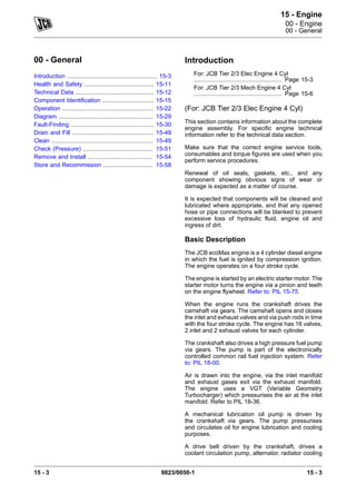 Jcb 536 60 telescopic handler service repair manual sn 2460601 and up | PDF