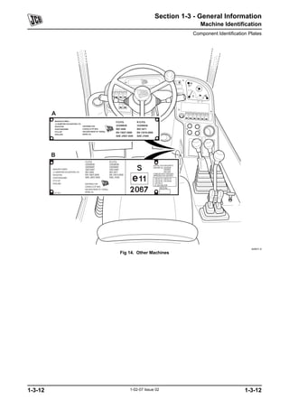 JCB 536-T60 Telescopic Handler Service Repair Manual Serial Number ...