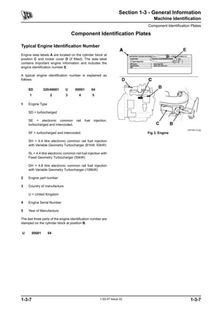 JCB 536-T60 Telescopic Handler Service Repair Manual Serial Number ...