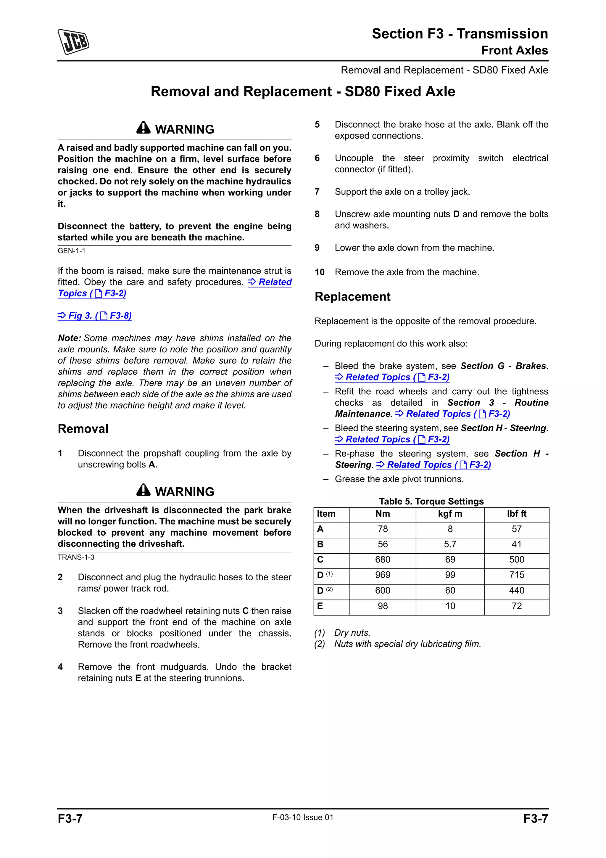 Jcb 540 170 telescopic handler service repair manual | PDF