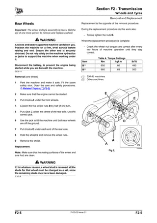 Jcb 540 170 telescopic handler service repair manual | PDF