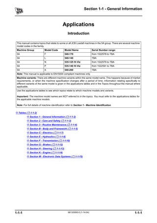 Jcb 540 170 telescopic handler service repair manual from 1522578 to ...