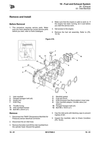 Jcb 560 80 tier 4 telescopic handler service repair manual sn from ...