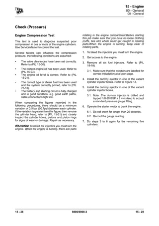 Jcb 672 mechanical engine service repair manual | PDF