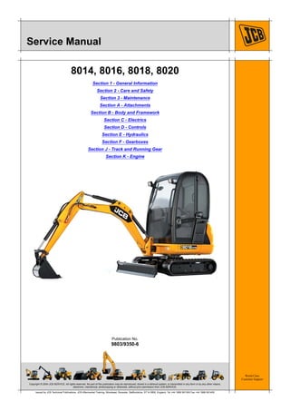 JCB 8014 Mini Excavator Service Repair Manual SN1156000 up to May 2012.pdf