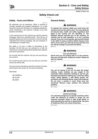 Jcb 8035 zts compact excavator service repair manual sn 1230500 | PDF