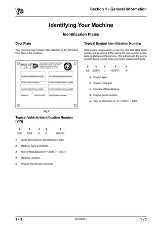Jcb 8056 mini crawler excavator service repair manual | PDF