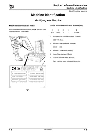 Jcb 8085 midi excavator service repair manual | PDF