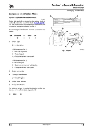 Jcb 930 rough terrain fork lift service repair manual serial no ...