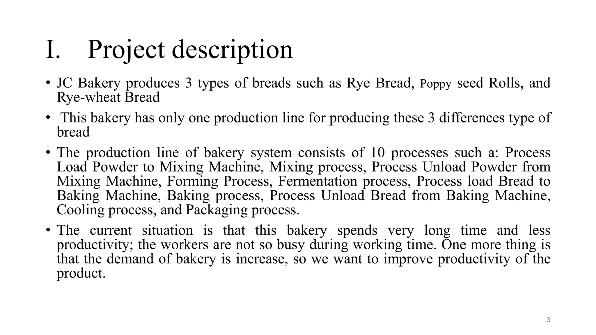 Bakery Production Using Arena Simulation | PPTX