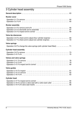 Jcb diesel 1000 series engine model ya service repair manual | PDF
