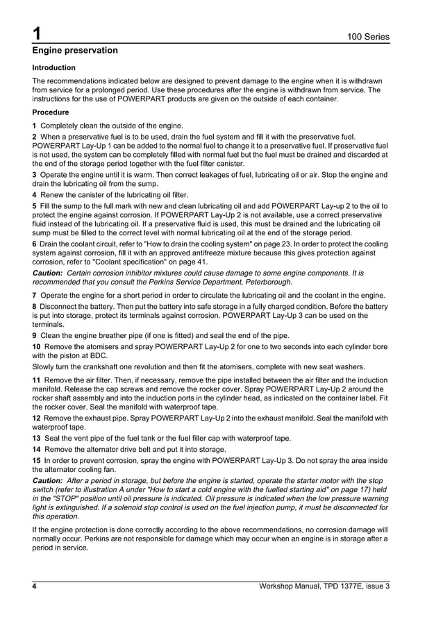 Jcb diesel 104 22 series engine service repair manual | PDF