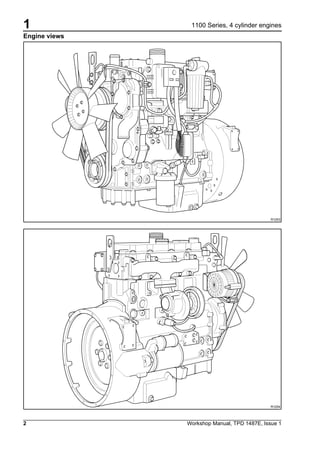Jcb diesel 1100 series engine rg service repair manual | PDF