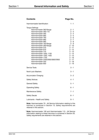 Jcb hammermaster 65 rockbreakers service repair manual | PDF