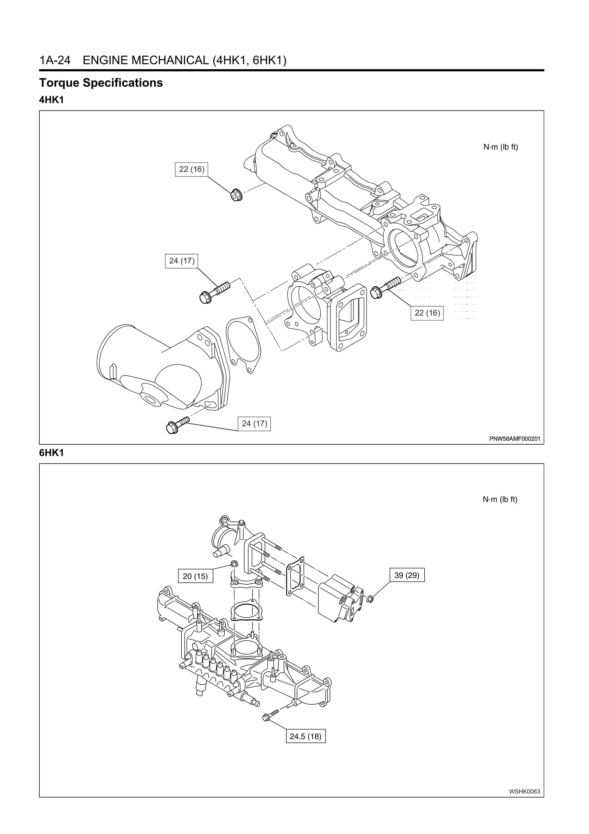 Jcb isuzu 4 hk1 engine service repair manual | PDF