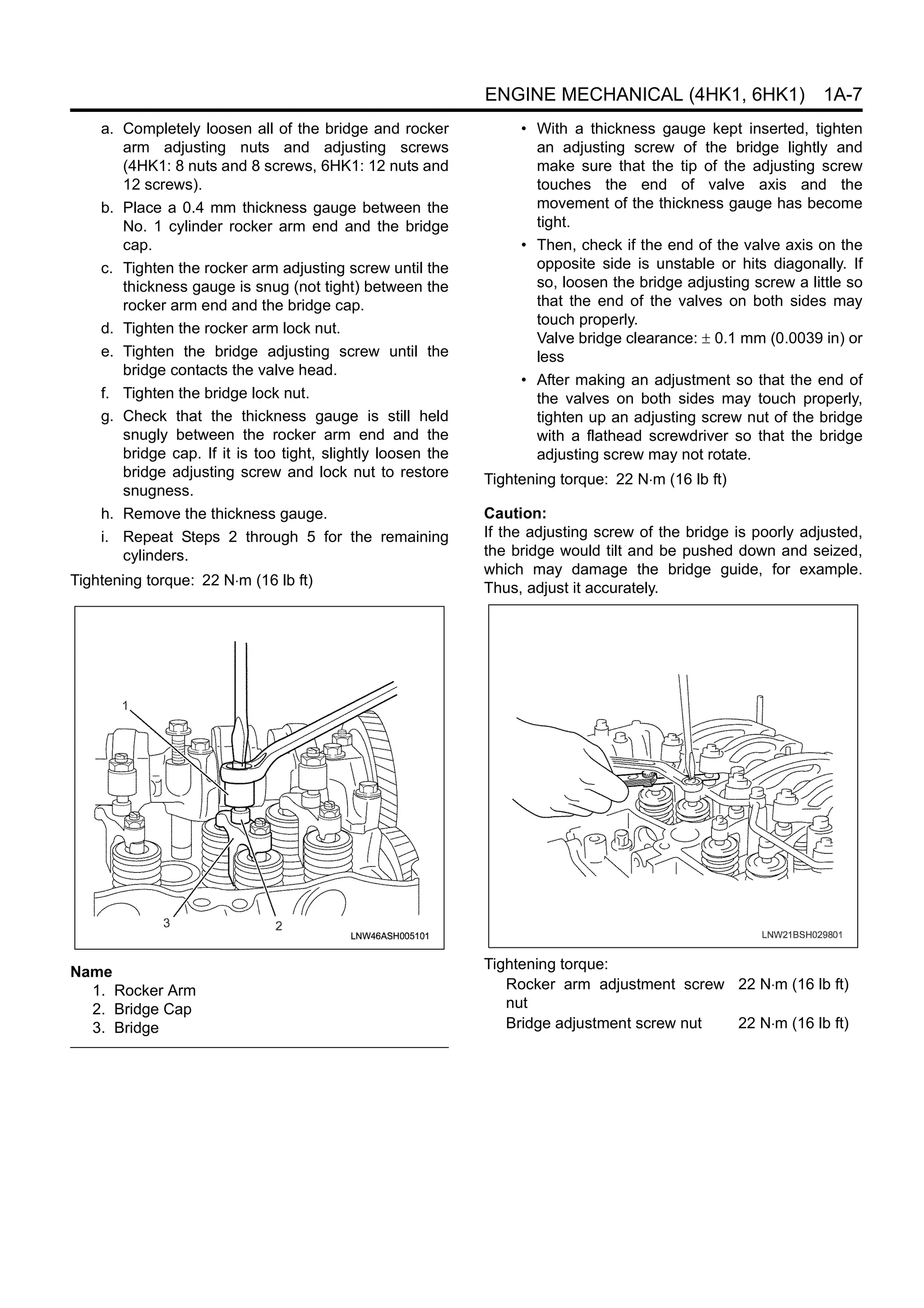 Jcb isuzu 4 hk1 engine service repair manual | PDF
