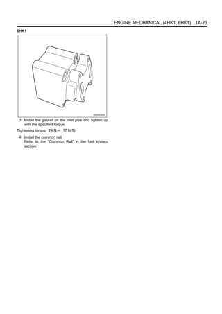 Jcb isuzu 4 hk1 engine service repair manual | PDF