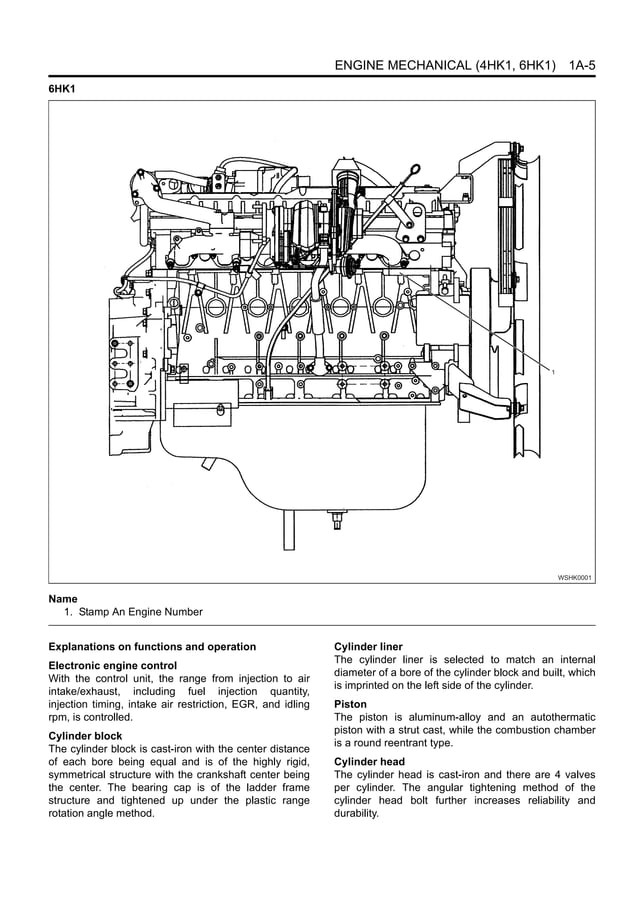 Jcb isuzu 4 hk1 engine service repair manual | PDF | Auto Type | Automotive