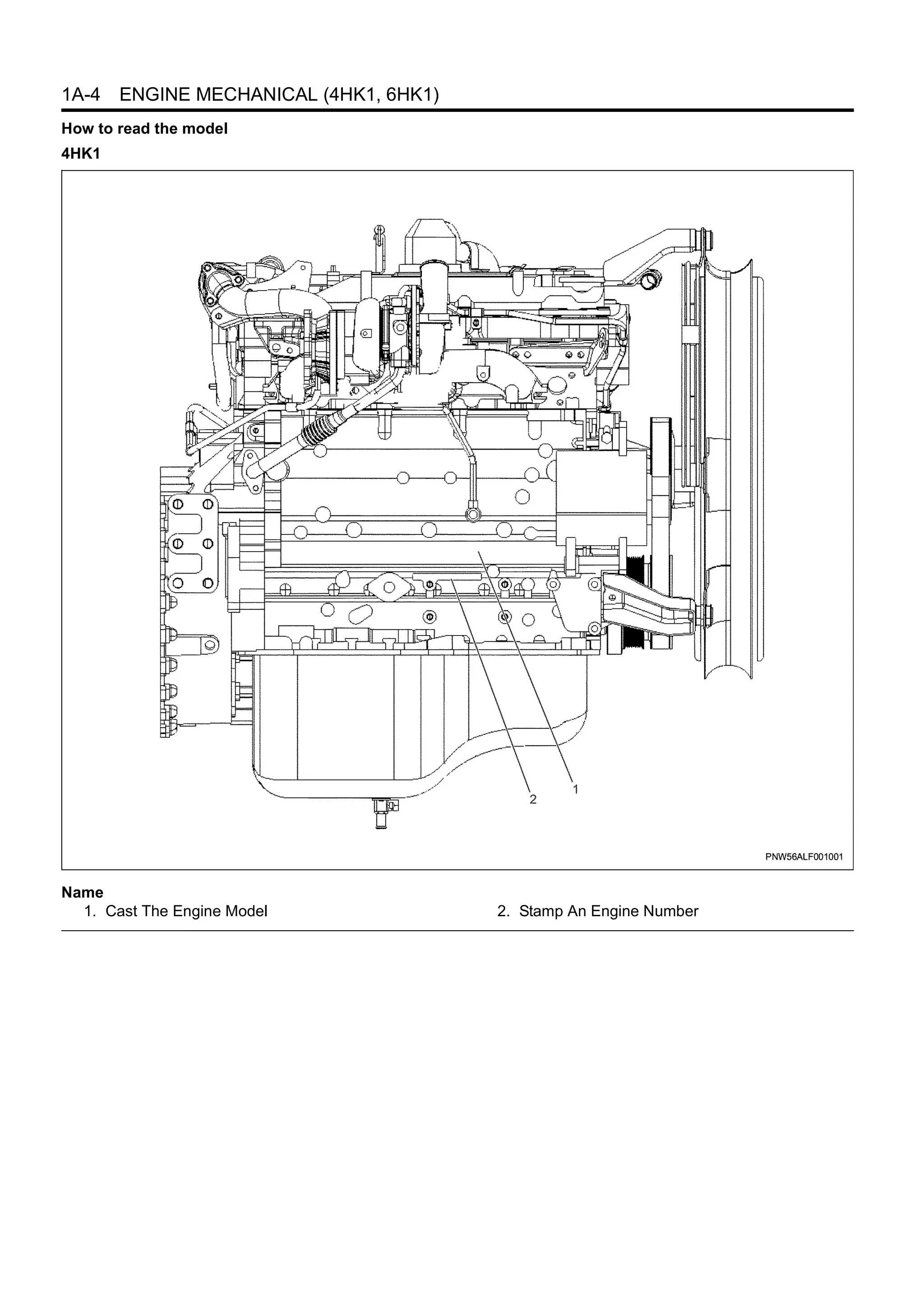 Jcb isuzu 6 hk1 engine service repair manual | PDF