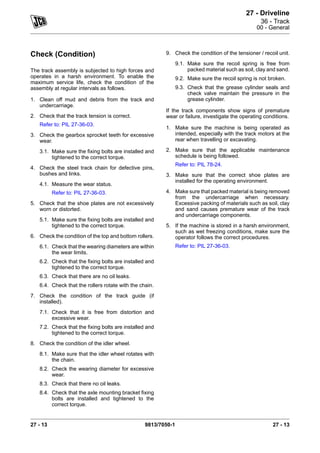 Jcb js130 excavator service repair manual sn 2397429 and up | PDF