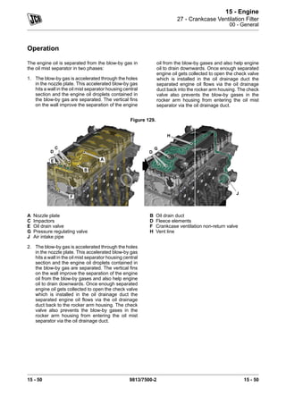 Jcb js300 excavator service repair manual sn from 2491541 onwards | PDF