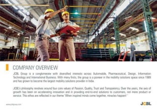 JCBL Group : Best Bus Body Builders in India | PPTX