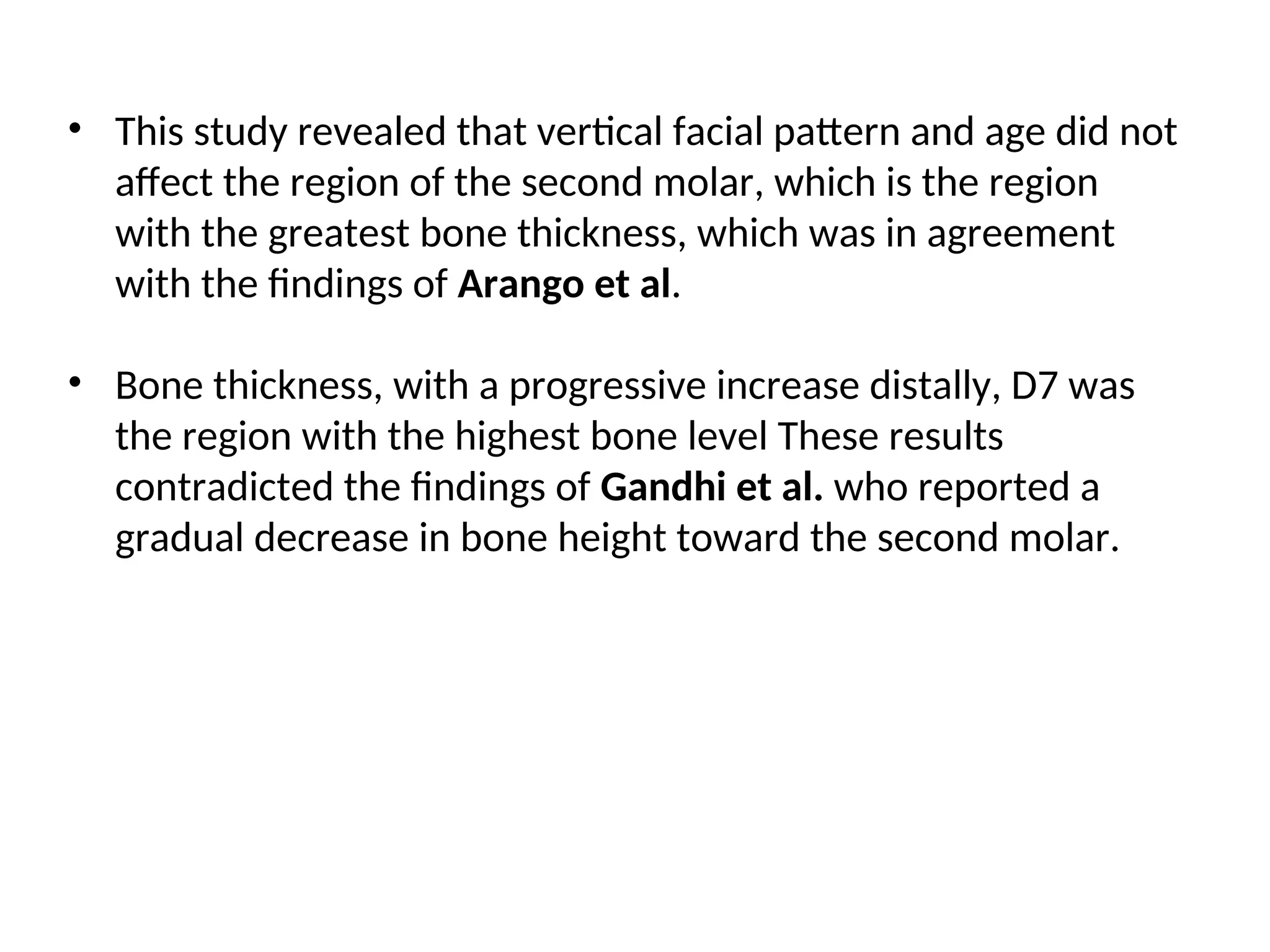 JC Bone thickness and height of the buccal shelf area and the ...